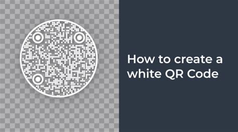 Do Qr Codes Have To Be Black And White