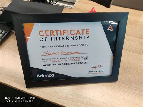 Harini Subramanian On Linkedin Completed 6 Months Of Internship At Adenza And Hoping To Have A