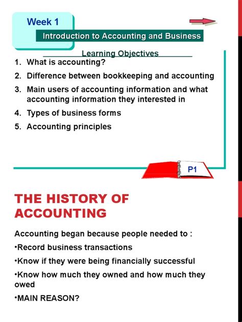 Week 1 Introduction To Accounting Pdf Accounting Partnership