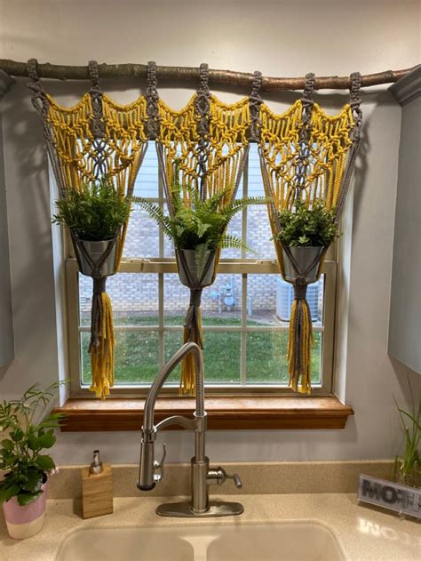 Diy Macrame Valance House Valance Curtains Home Decor