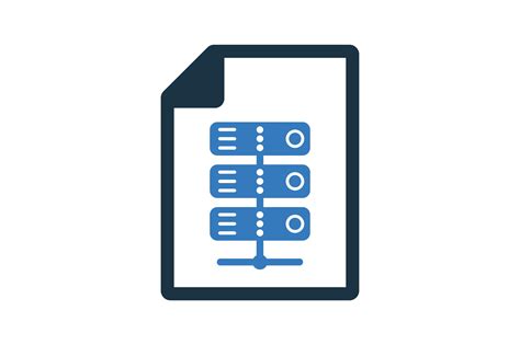 Database Document Icon Graphic By 121icons · Creative Fabrica