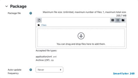 How To Upload A Scorm Course Into The Moodle Lms Smarttutor 360