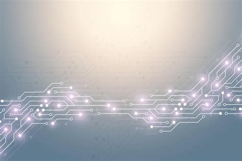 회로 보드 텍스처와 추상적 인 기술 배경 프리미엄 벡터