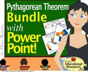 Pythagorean Theorem Ultimate BUNDLE With Power Point Lessons Activities Pythagorean Theorem