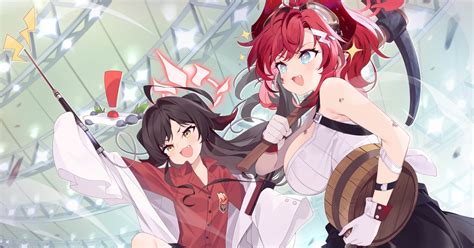 Blue Archive Kinugawa Kasumi Shimokura Megu ブルーアーカイブ Pixiv