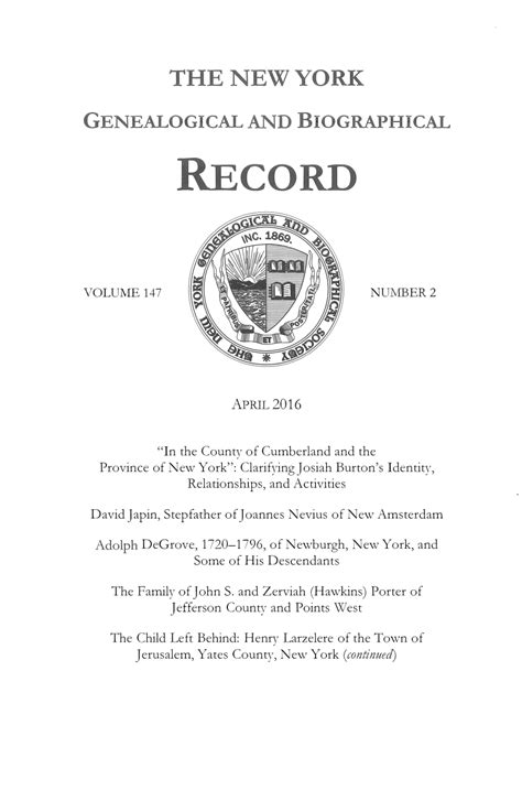 Pdf David Japin Stepfather Of Joannes Nevius Of New Amsterdam