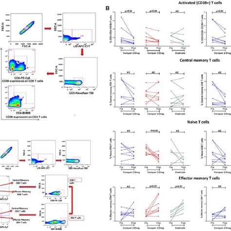 Improved T Cell Phenotypes Marked By Increased Effector Memory Download Scientific Diagram