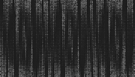 Fond De Matrice Vectorielle Flux De Code Binaire À Lécran Données Et