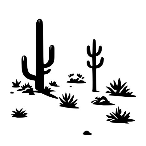 Svg For Desert Ecosystem Ai Generated Custom Vector Graphic