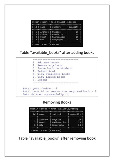 Python And Mysql Linking Class 12th Project File 23 24 Pdf
