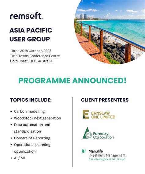 remsoft on linkedin apac user group 2023 remsoft