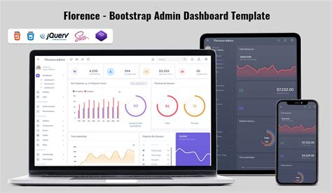 Analytic Charts Dashboard Ui Kit Bootstrap Admin 5 Template Florence