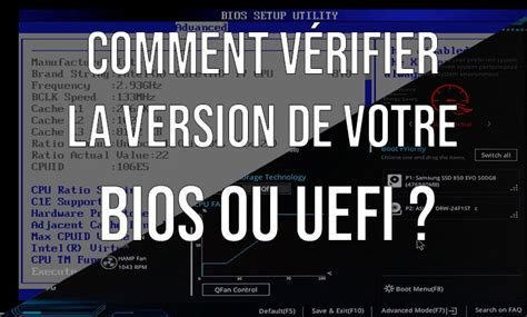 Comment vérifier la version de votre BIOS ou UEFI Tech2Tech News