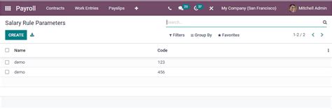 Salary Rule Parameter In Odoo 15 Payroll Odoo Enterprise Book