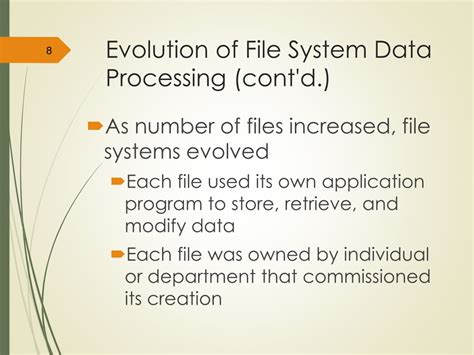 Ppt Database Systems Evolution And Advantages Powerpoint
