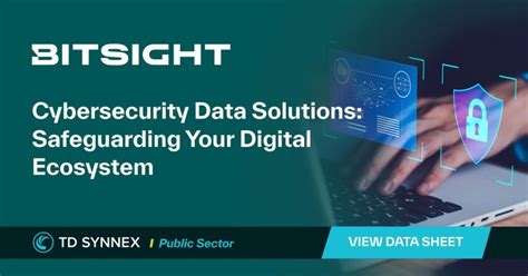 Bitsight Cyber Data Solutions Datasheet Pdf Td Synnex Public Sector