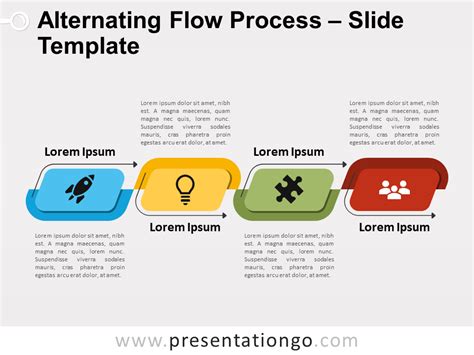 4 Steps Process Flow 02 Powerpoint Template Labb By AG