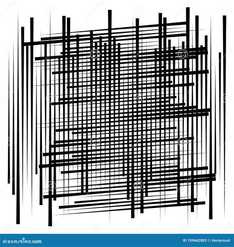 Random Lines Grid Mesh Dynamic Irregular Overlap Intersect Lines Stripes Jumble