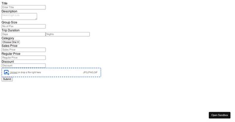 react drag drop files examples codesandbox