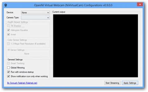 openni virtual camera download softpedia