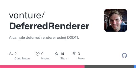 Github Vonture Deferredrenderer A Sample Deferred Renderer Using D D