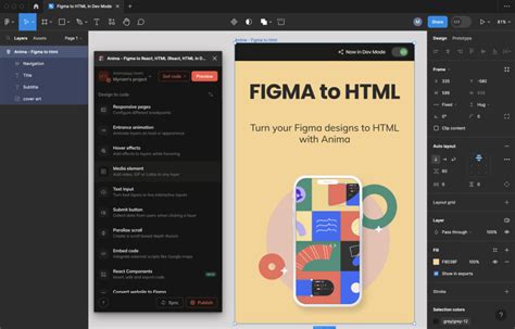 How To Export Figma To Html Anima Blog