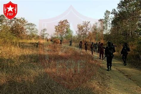 စစ်ကောင်စီ၏ တံတားဦးလေတပ် ၉၀ မမ လက်နက်ကြီး ၄ လုံးဖြင့် ပစ်ခတ်တိုက်ခိုက်ခံရပြီးနောက် ကုန်းကြောင