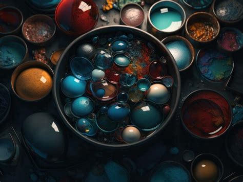 Premium Ai Image Composition With Abstract Geometric Shapes And