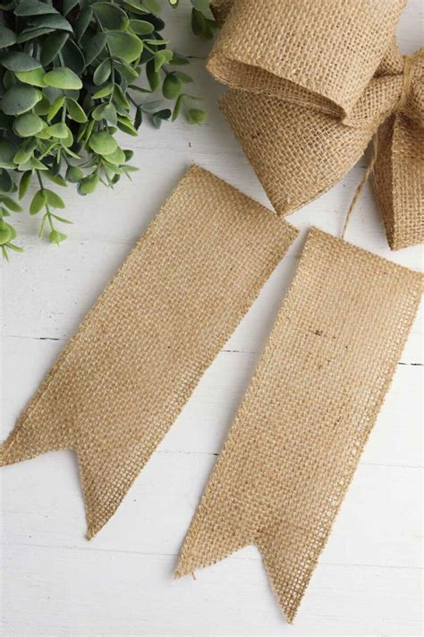Easy Way To Make A Burlap Bow Single Girl S DIY