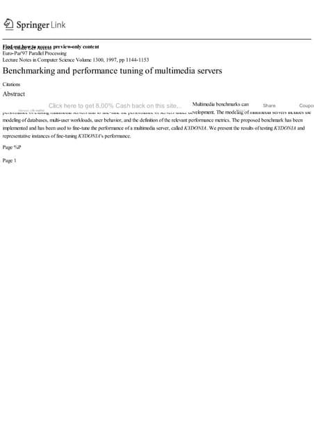 benchmarking and perform pdf