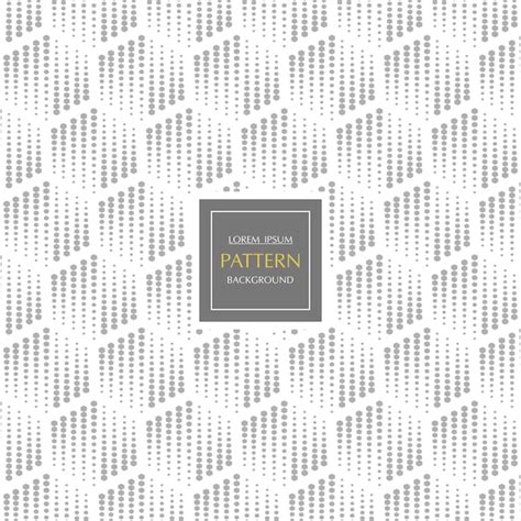 Premium Vector Stylish Abstract Dot Hexagon Shape Pattern Background
