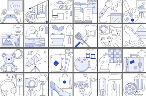 Premium Vector Flat Icon Set