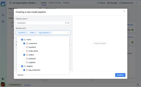 Modeling Pipeline Reorc Docs