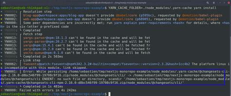Bug Setting Cache Folder In Node Modules Will Break Yarn Rc Issue Yarnpkg Berry