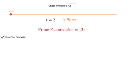 Copie De Primality And Prime Factorization Geogebra Copie De Primality And Prime Factorization Geogebra