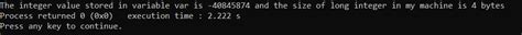 Integer Data Type With Long Modifier PUMPEDUPBRAINS