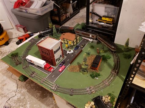 I Got Bored So I Made A Small O 27 Layout With Spare Parts From My Main Layout Modeltrains