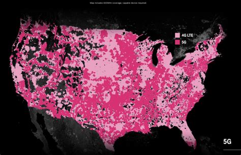 T Mobile Unveils G Coverage Map Sprint Merger Status Update Mobile Internet Resource Center