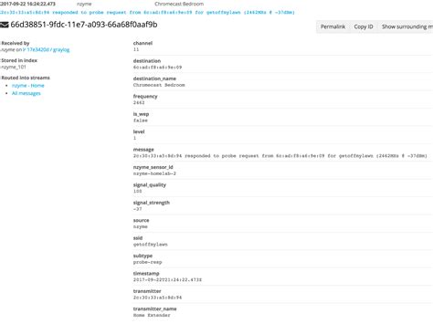 Nzyme Collects 80211 Management Frames And Sends Them To A Graylog