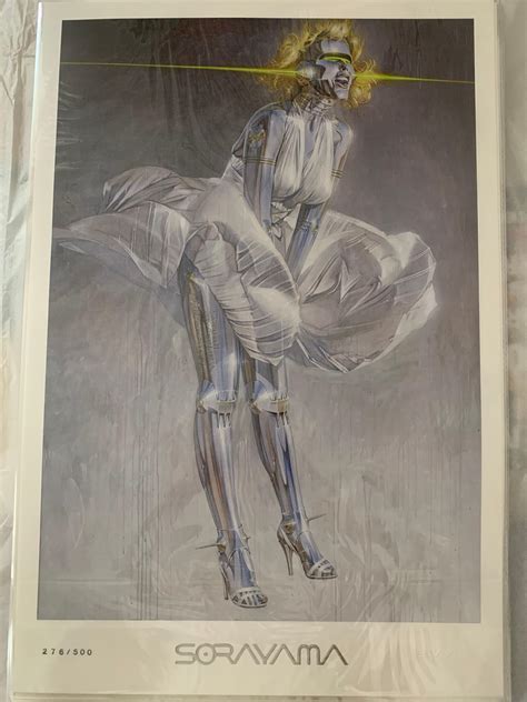 Hajime Sorayama Marilyn Monroe Sexy Robot Print Hajime Sorayama