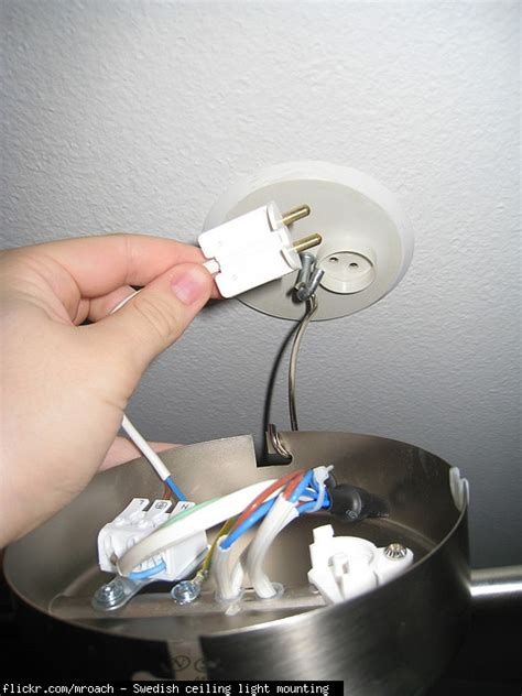 How Install Ceiling Light Currently No Fixture Floor Paint Living Room House