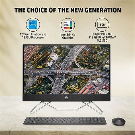 Buy Hp Aio Desktop I U Gb Ssd Fhd Win Office Wireless Keyboard And Mouse