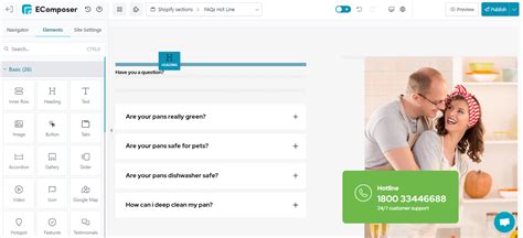 How To Add And Customize A Shopify Faq Section In Minutes Ecomposer