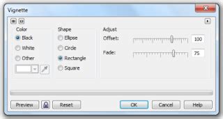Menu Efek Vignette Di CorelDRAW Belajar CorelDRAW