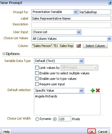 Diksha Sea OBIEE G Using A Presentation Variable