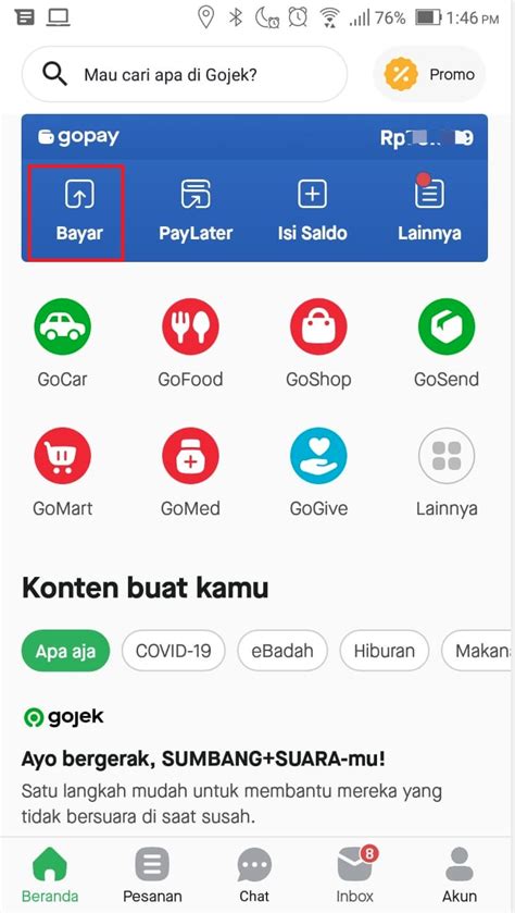 Payment Method GoPay