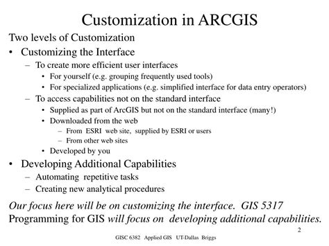 Ppt Customizing Arcgis Powerpoint Presentation Free Download Id1200788