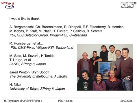 Ppt Development Of Single Photon Counting Pixel Detectors For Synchrotron Radiation