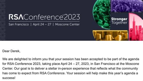 Derek C On Linkedin Rsaconference Rsa2023 Encryption Keymanagement 15 Comments