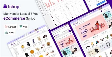 Ishop Ecommerce V404 Pwa多供应商电子商务cms Laravel和vue 奥尼网